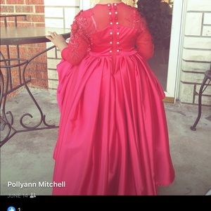 custom made | Dresses | Little Girls Red Prom Wedding Or Party Dress ...